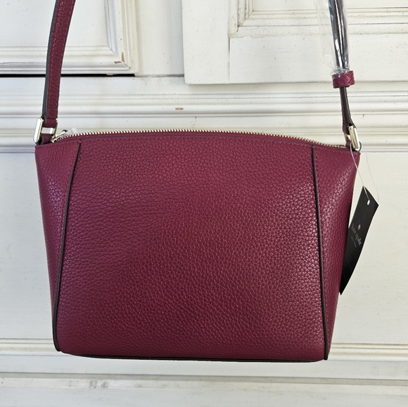 kate spade | Bags | Kate Spade Monica Crossbody Purse Dark Raspberry ...